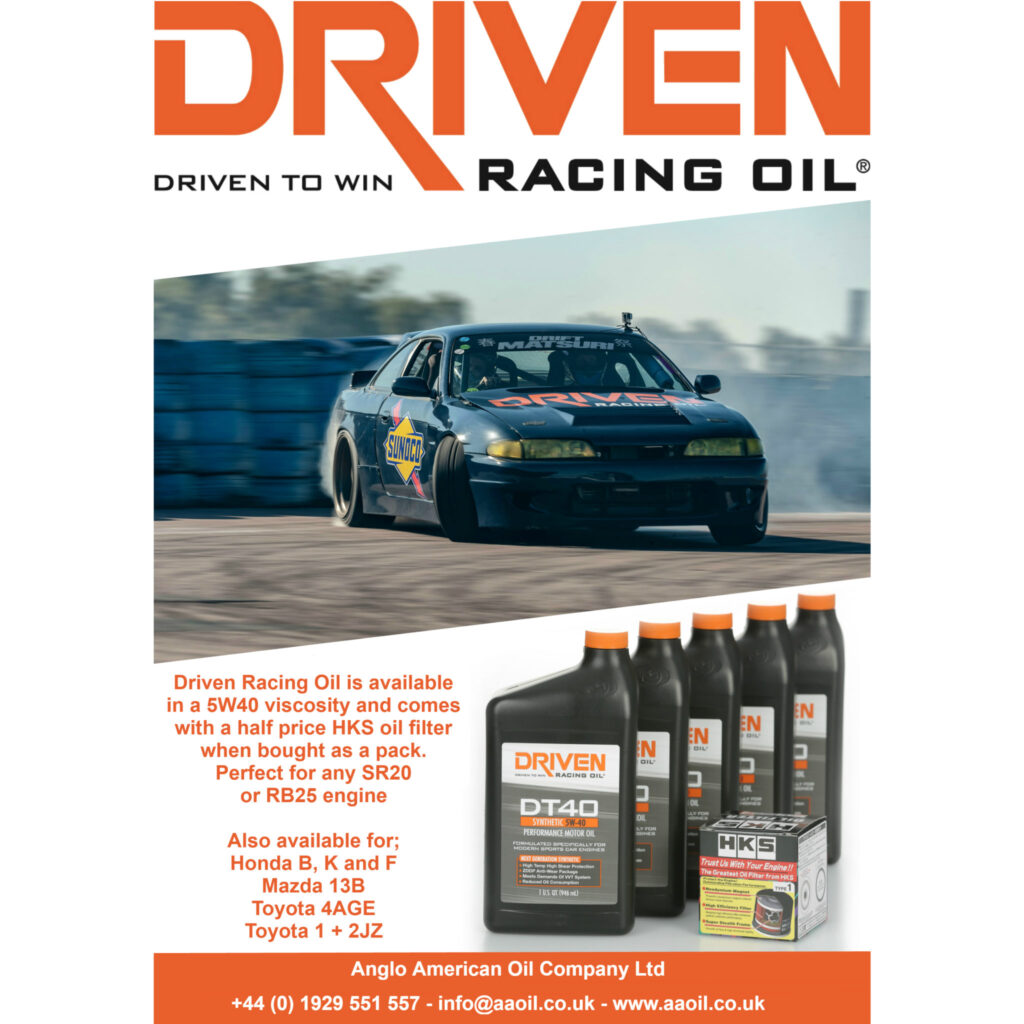 Driven Racing Oil DT40 5W/40 Pack for SR20 & RB25 Engines | Anglo ...